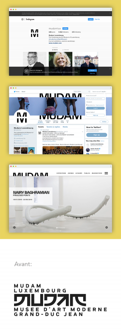 Le MUDAM dévoile (petit à petit) une nouvelle identité graphique signée ...