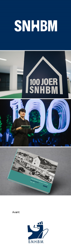 À l’occasion de son centenaire, la SNHBM dévoile sa nouvelle identité ...