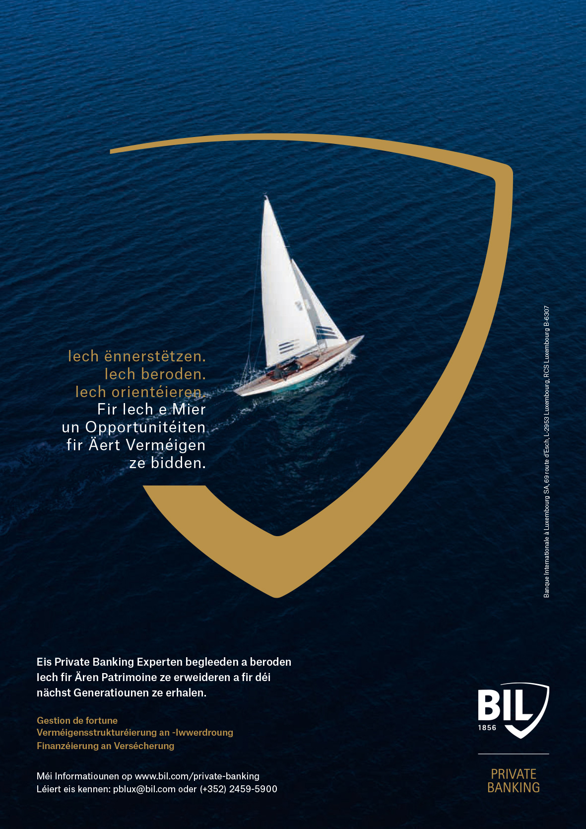 La BIL explore un nouveau territoire de marque pour sa branche Private ...